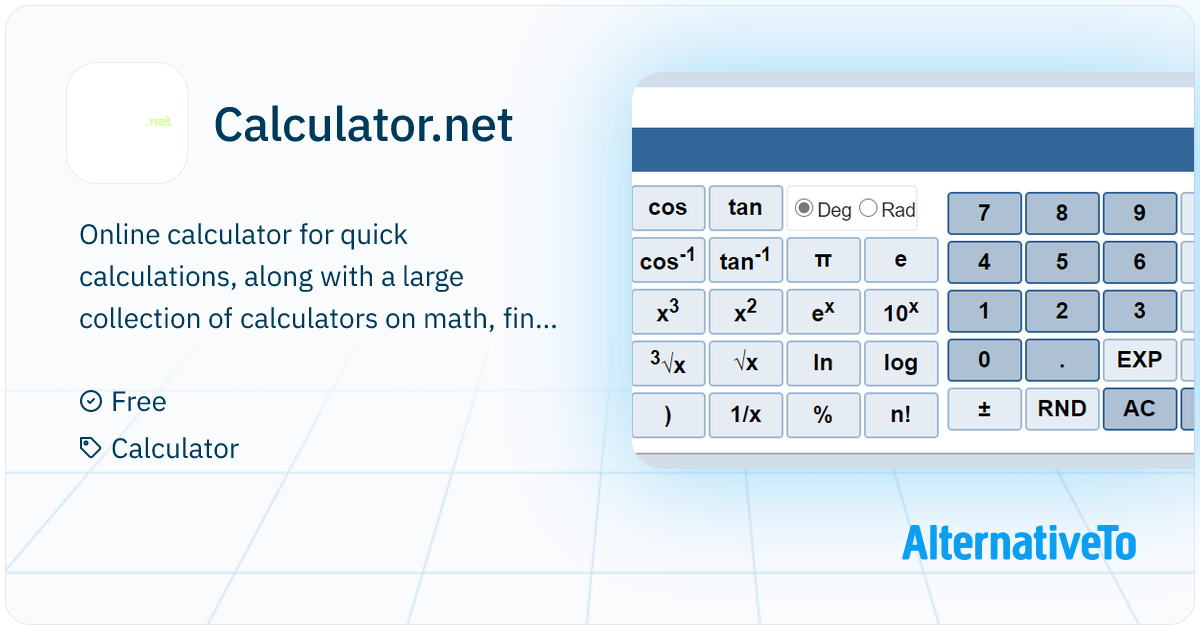 Calculator.net: Free online calculators –– math, fitness, finance, and ...