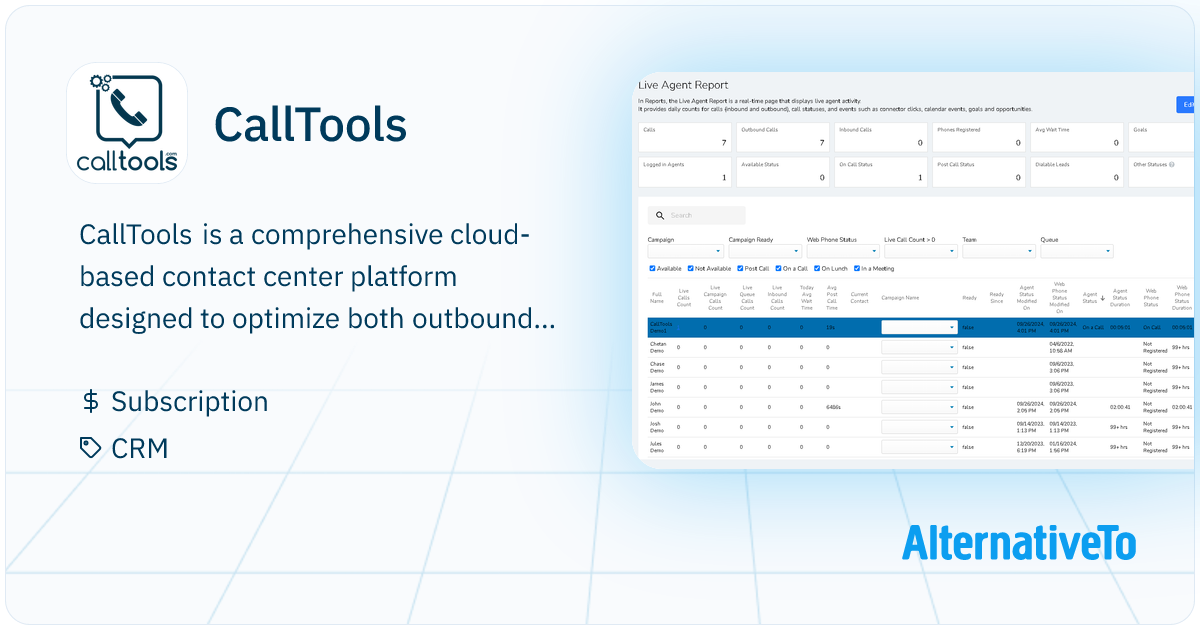 CallTools: Cloud-based contact center solution that boosts productivity ...