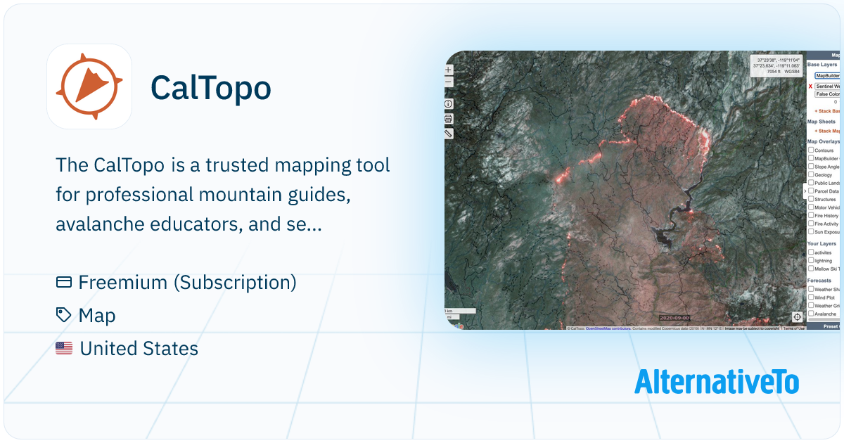 CalTopo: Trusted by professional mountain guides, avalanche educators ...