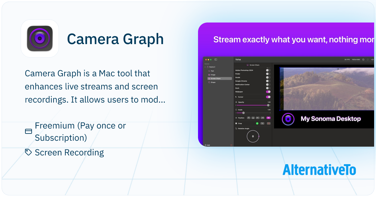 Camera Graph: Live video editing, streaming, and multi-cam support with ...