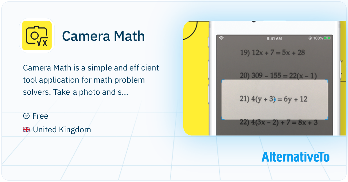 Camera Math: The app that you’ll ever need for solving all levels of ...
