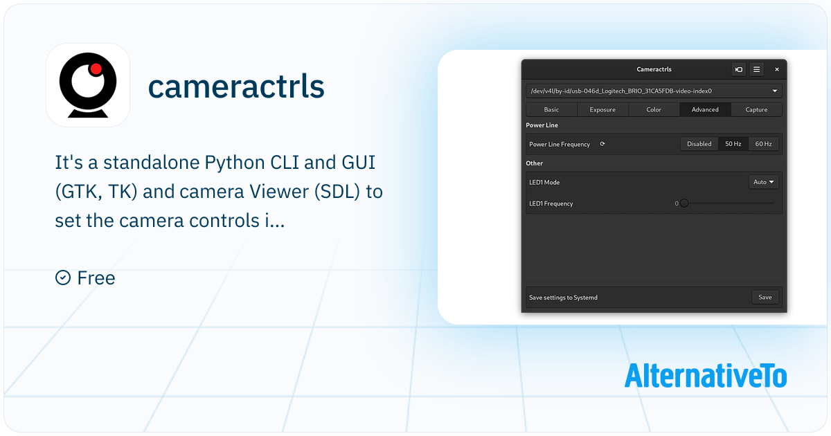 cameractrls: Camera controls for Linux | AlternativeTo