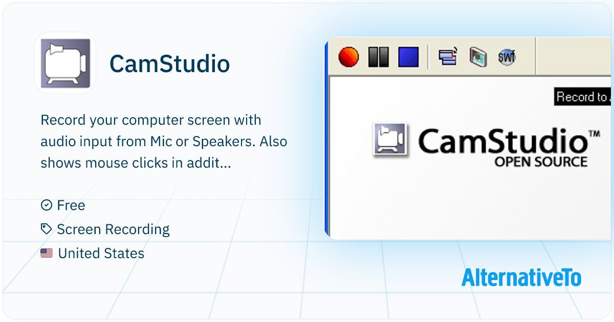 CamStudio: Record your computer screen with audio input from ...