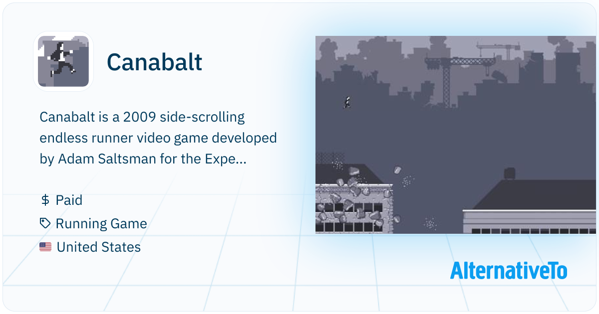 Canabalt: The classic, side-scrolling, retro-themed endless runner game ...
