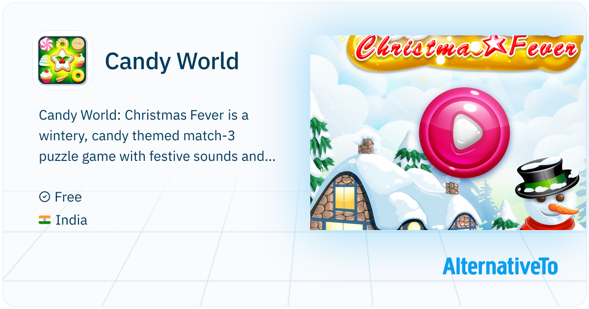 Candy World: : Christmas Fever is a wintery, candy | AlternativeTo