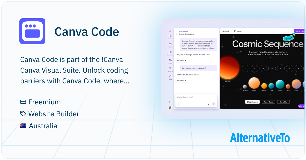 Canva Code: No-code interactive widget creation within Canva ...