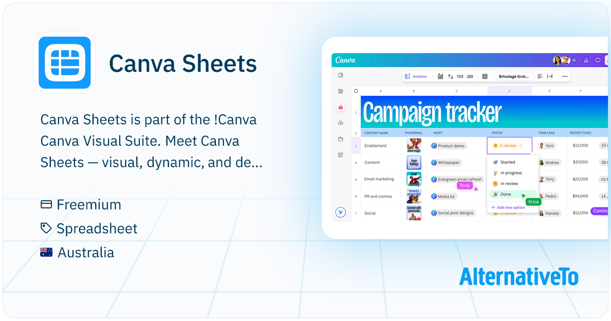Canva Sheets: Visual-first spreadsheets with AI and design tools ...