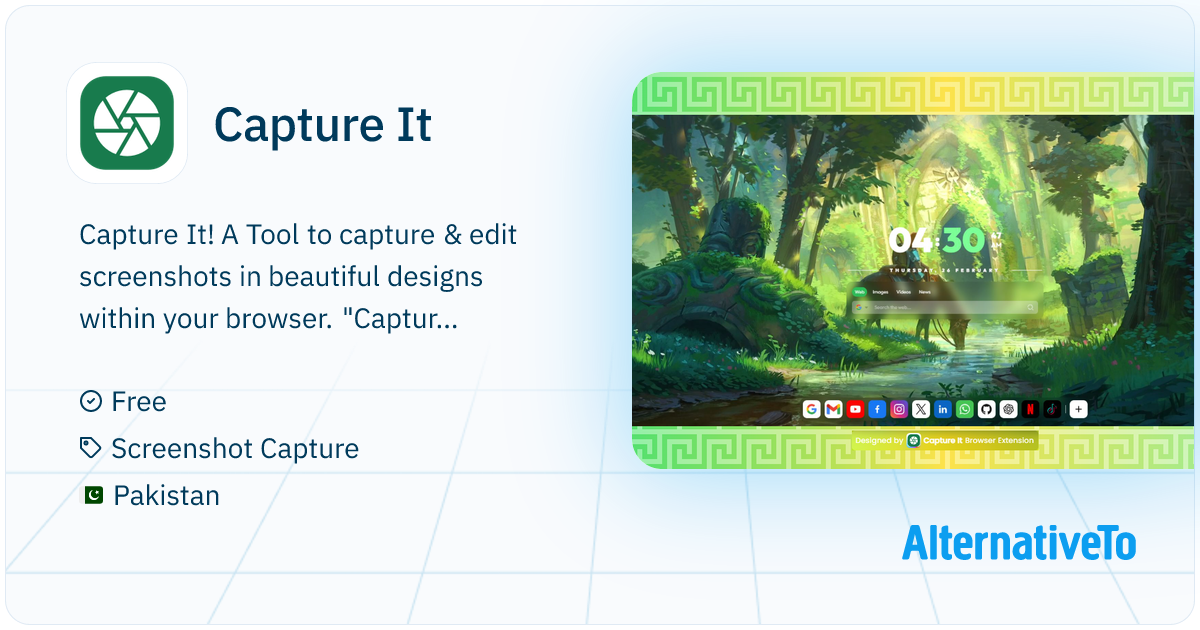 Capture It: "Capture it" is the best screenshot Chrome extension; it is ...