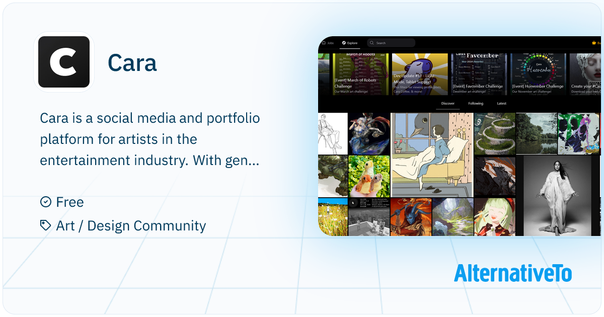 Cara: Social media and portfolio platform for artists in the ...
