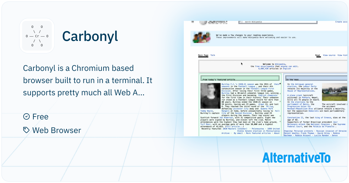Carbonyl: Chromium based browser built to run in a terminal | AlternativeTo