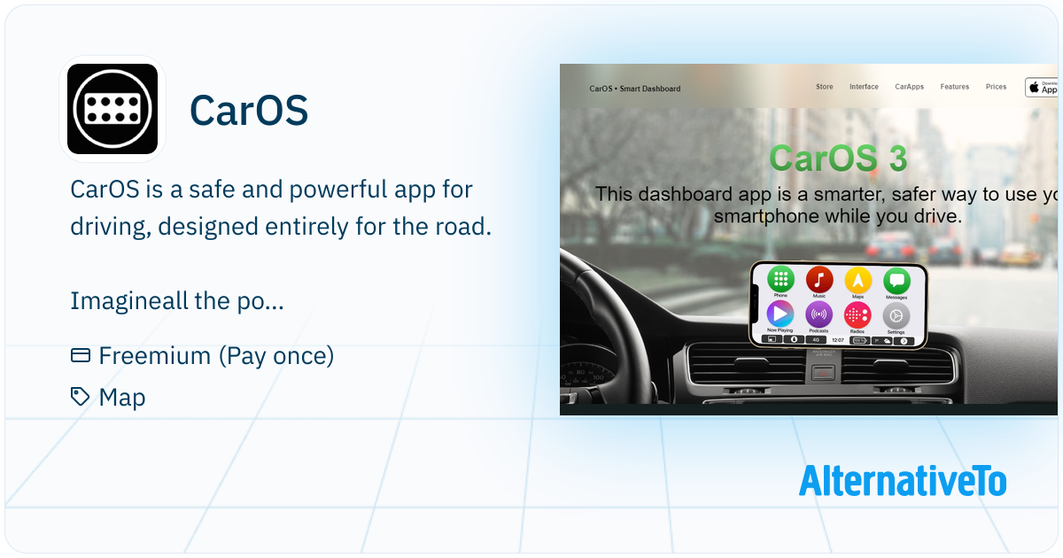CarOS: Like CarPlay, but runs on your iPhone! | AlternativeTo