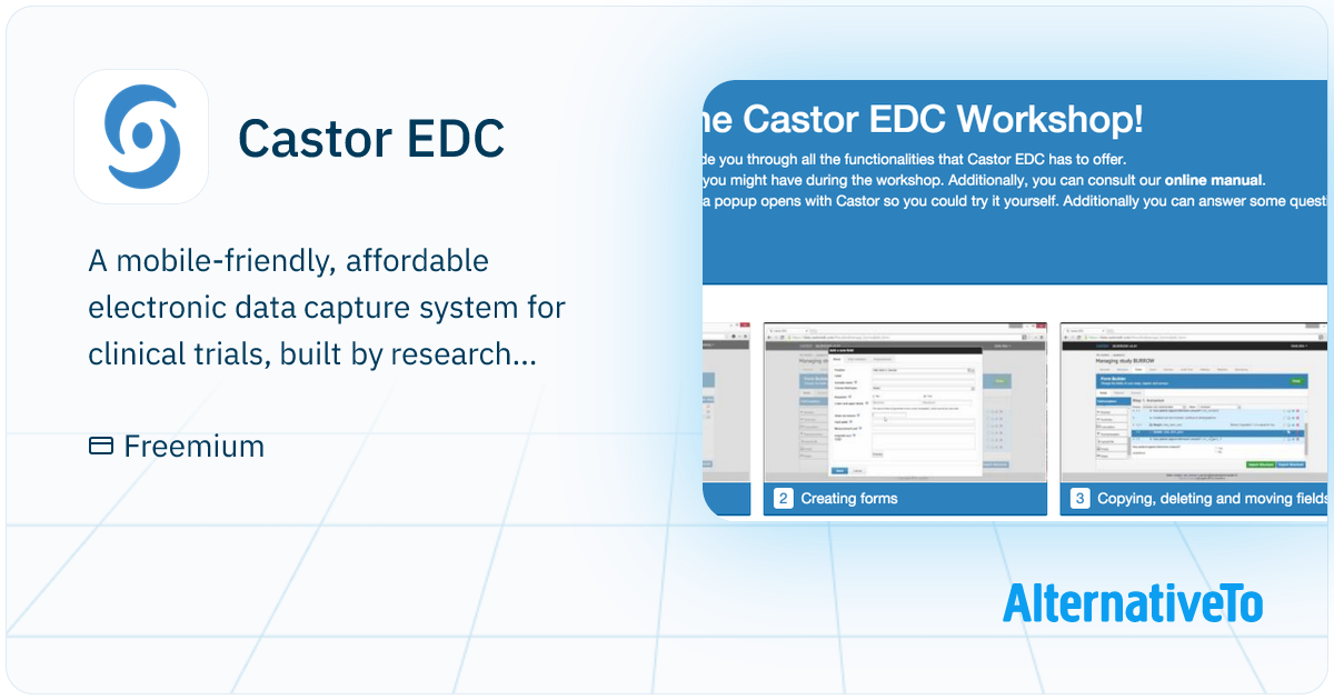 Castor EDC: Castor offers you a user-friendly and fully featured ...