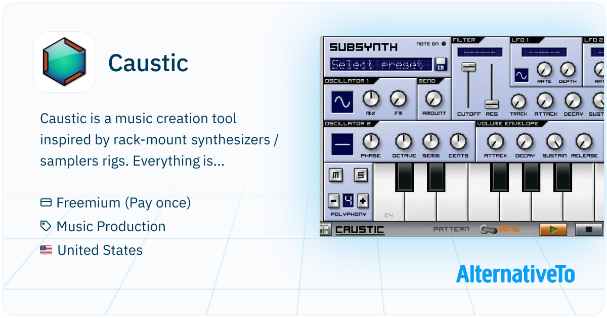 Caustic: Multi-platform, mobile-focused music creation app with ...