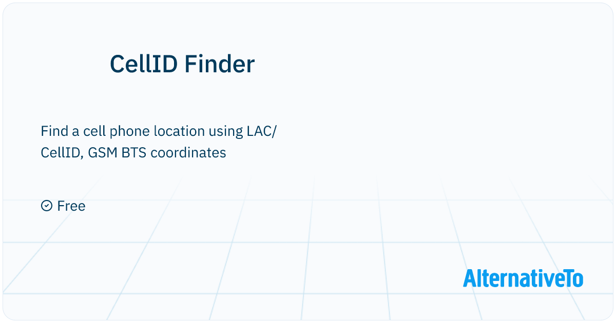 CellID Finder: Find a cell phone location using LAC/CellID, GSM ...
