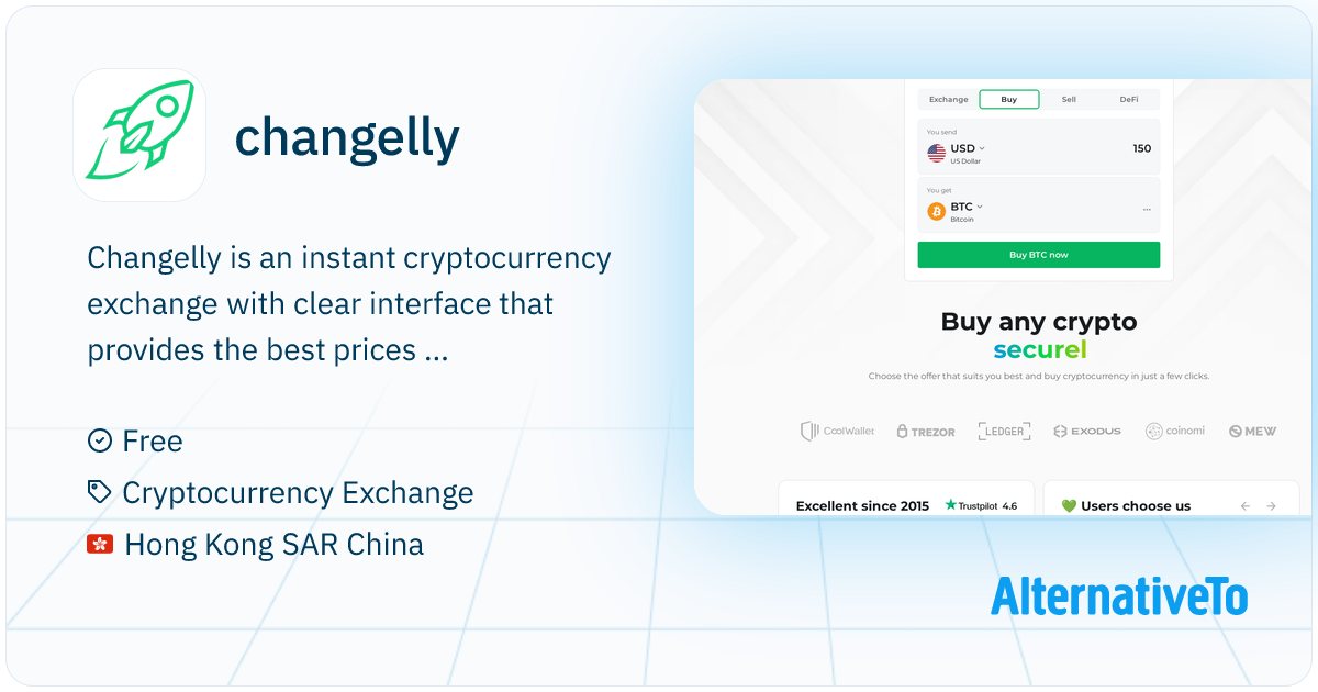 changelly: Changelly is an instant cryptocurrency exchange | AlternativeTo