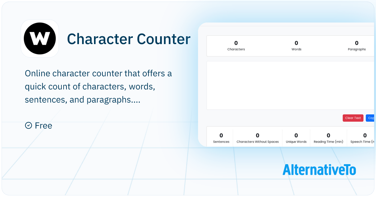 Character Counter: Online character counter that offers a quick count ...
