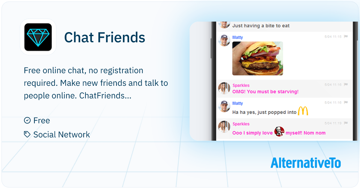 Chat Friends: Free online chat app, no registration required ...