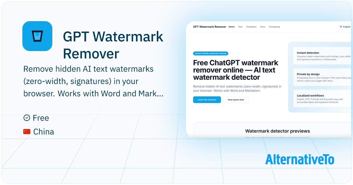 GPT Watermark Remover: Free ChatGPT watermark remover online — AI text ...