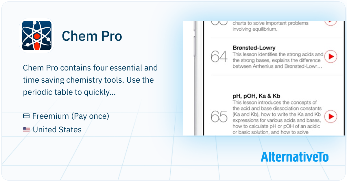 Chem Pro: The chemistry tutor in your pocket to help you excel in AP or ...