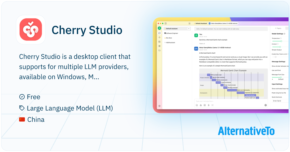 Cherry Studio: Desktop client that supports for multiple LLM providers ...