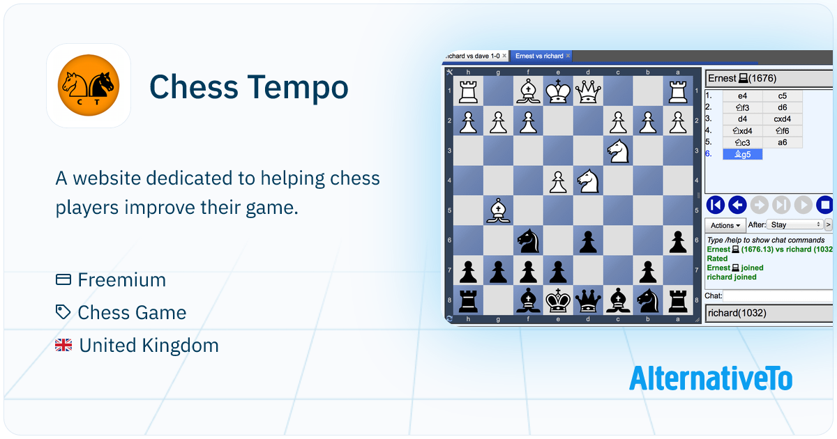 Chess Tempo: A website dedicated to helping chess players improve their ...