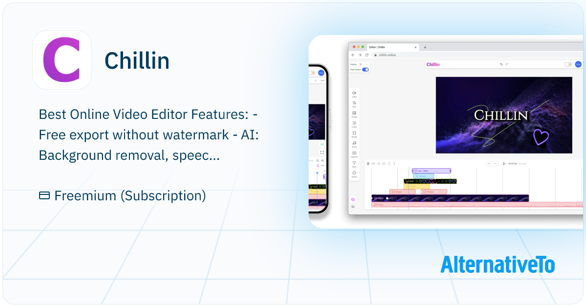 Chillin: Next-Gen Online AI Video & Motion Editor | AlternativeTo