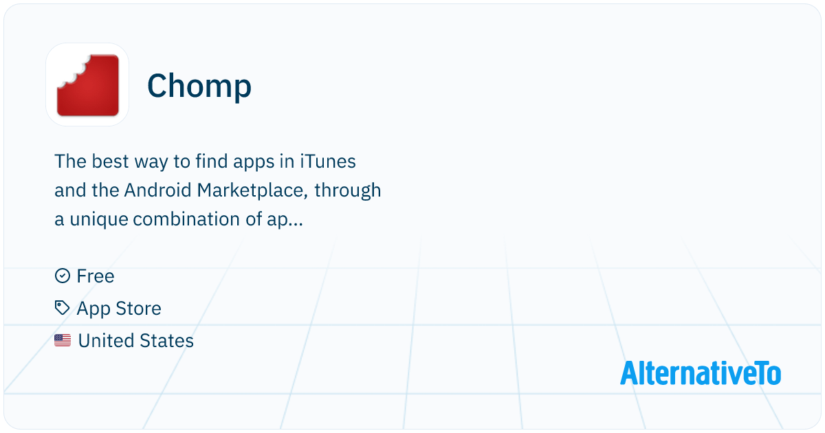 Chomp: The best way to find apps in iTunes and the | AlternativeTo