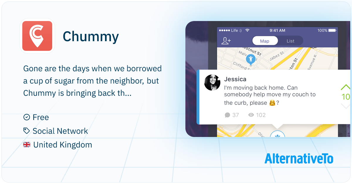 Chummy: The simplest app to ask for help and pay it forward | AlternativeTo