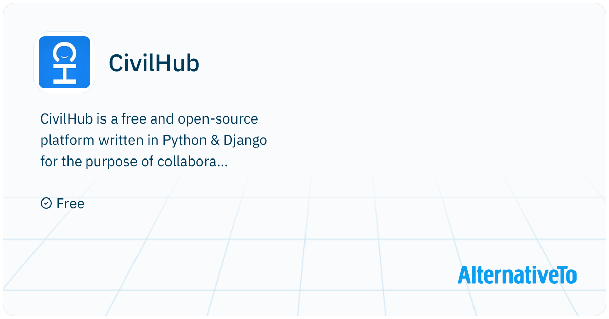 CivilHub: Free and open-source platform written in Python & Django for ...