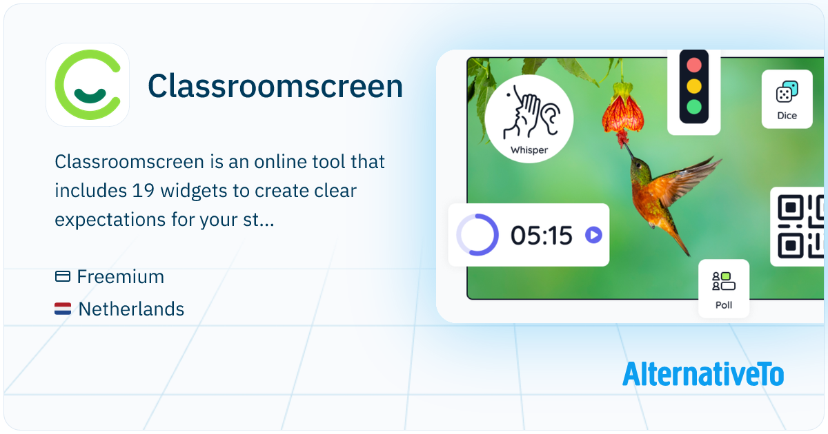 Classroomscreen: Online tool that includes | AlternativeTo
