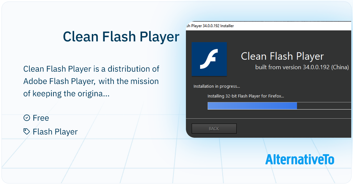Clean Flash Player: Distribution of Adobe Flash Player, with the ...