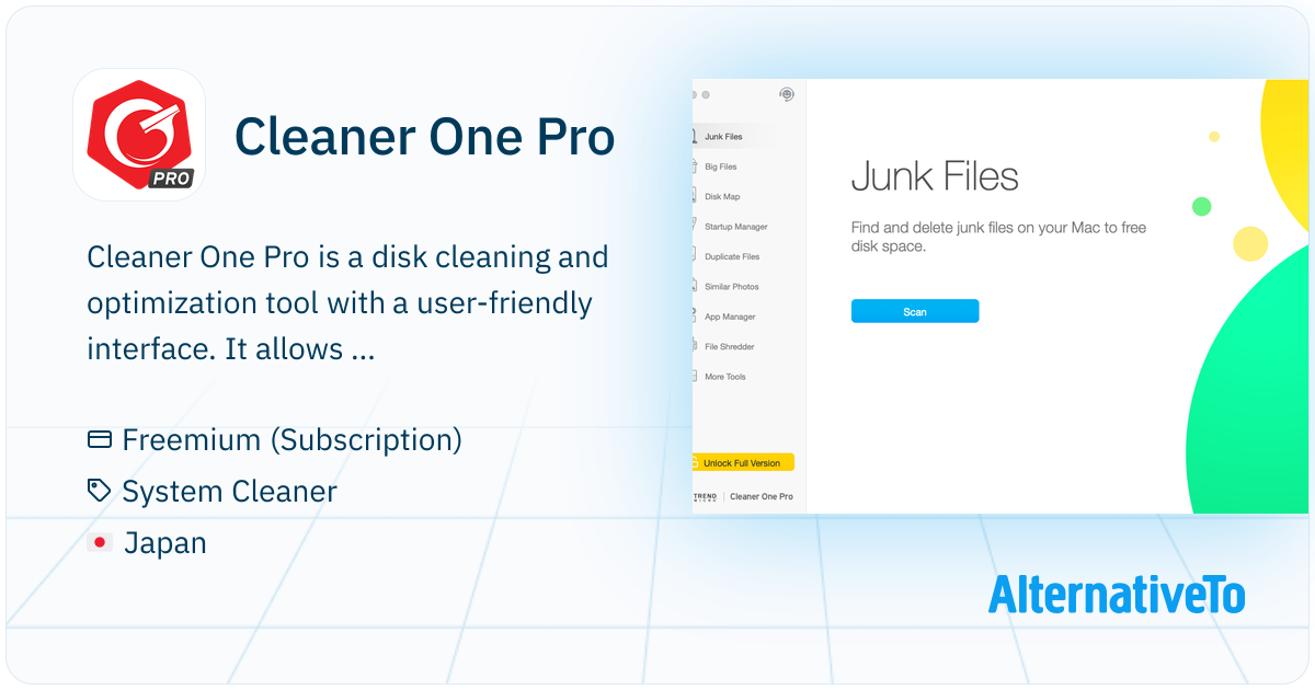 Cleaner One Pro : All-in-one disk cleaning and optimization master ...