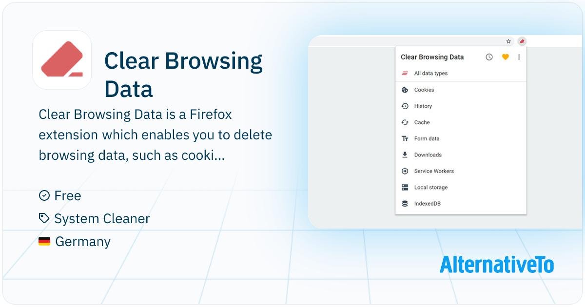 Clear Browsing Data: Delete browsing data directly from the browser ...