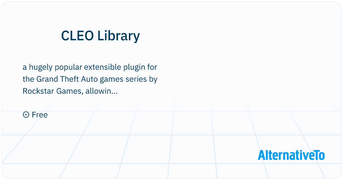 CLEO Library: A hugely popular extensible plugin for the Grand Theft ...