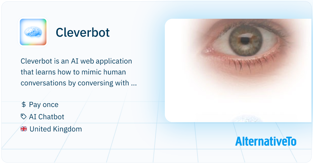 Cleverbot: Interactive AI companion primed to chat, learn, and correct ...