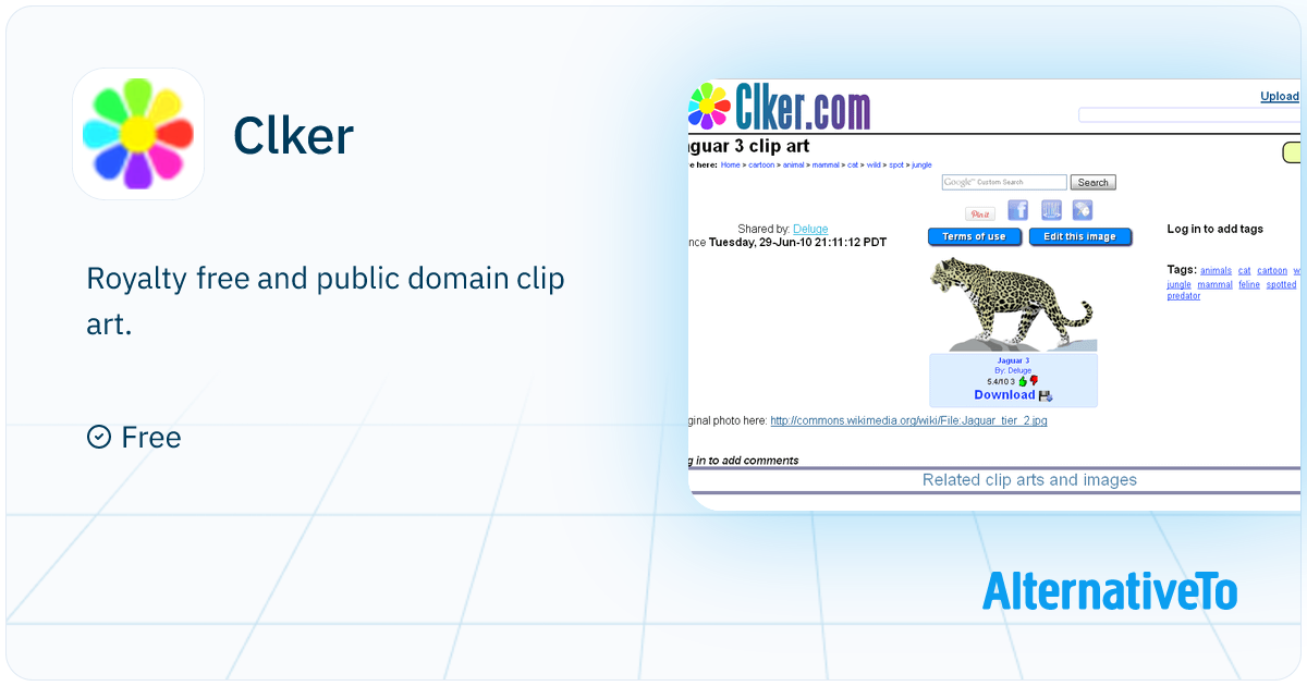 Clker: Royalty free and public domain clip art | AlternativeTo