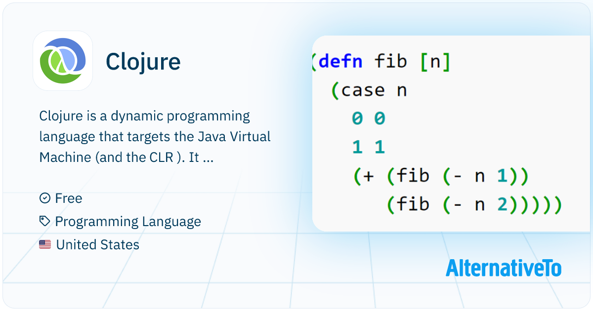 Clojure: Dynamic programming language that | AlternativeTo
