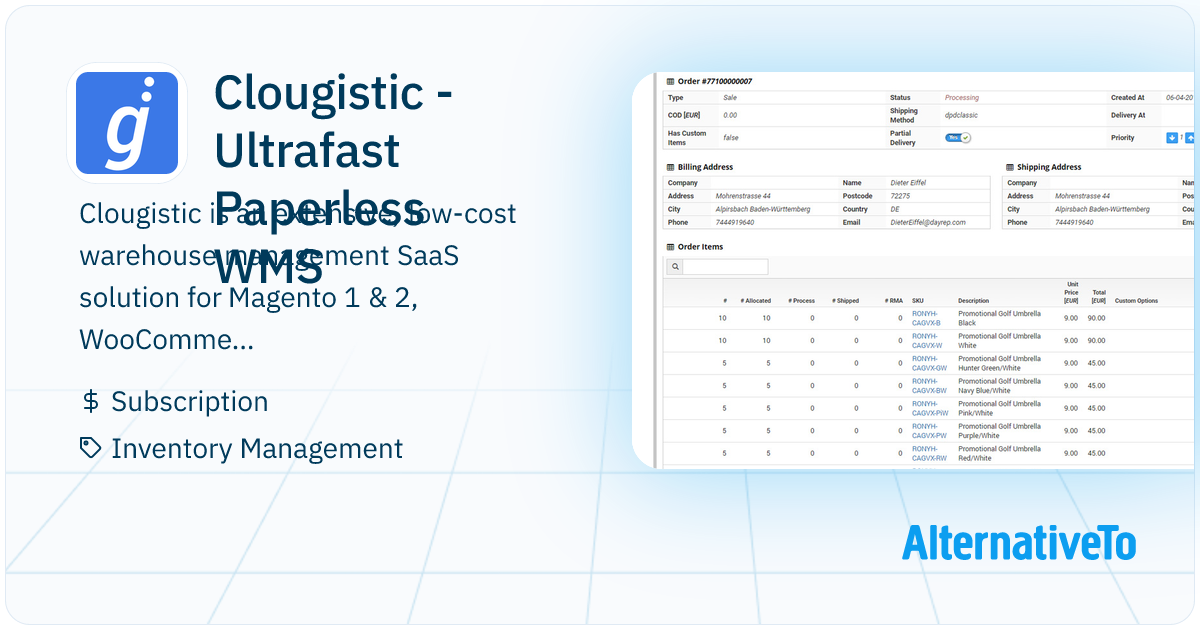 Clougistic - Ultrafast Paperless WMS: Clougistic is a cloud based, easy ...