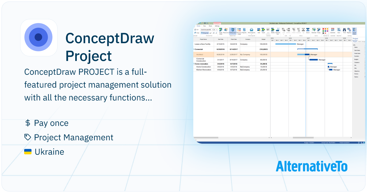 ConceptDraw Project: ConceptDraw PROJECT is a full-featured project ...