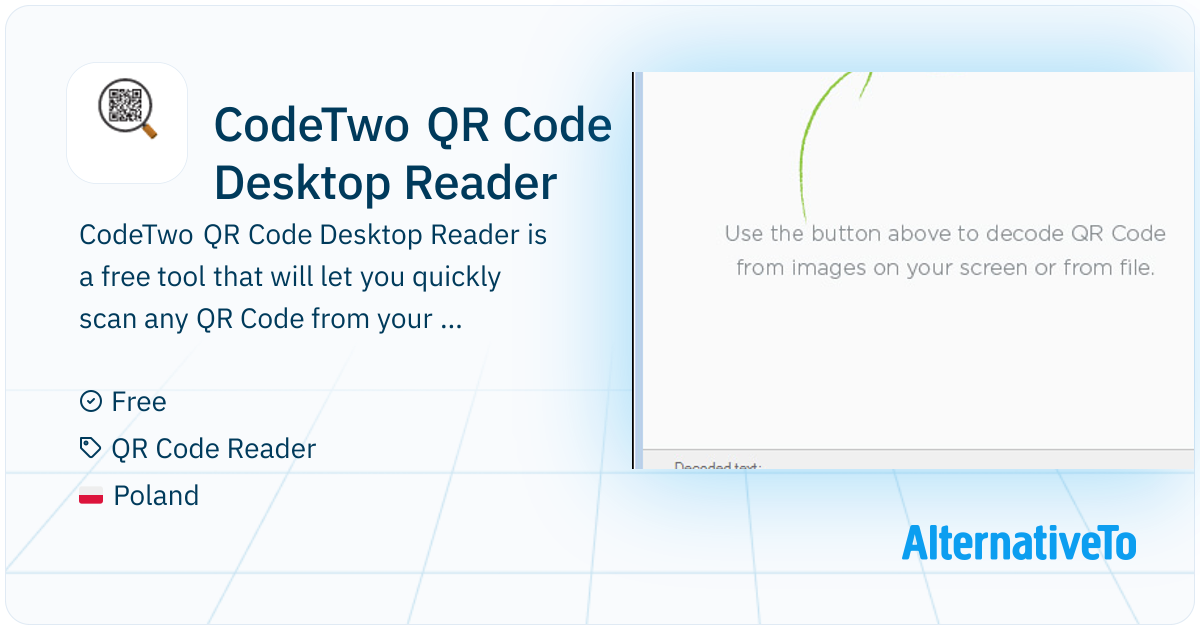 CodeTwo QR Code Desktop Reader: Free tool that will let you quickly ...