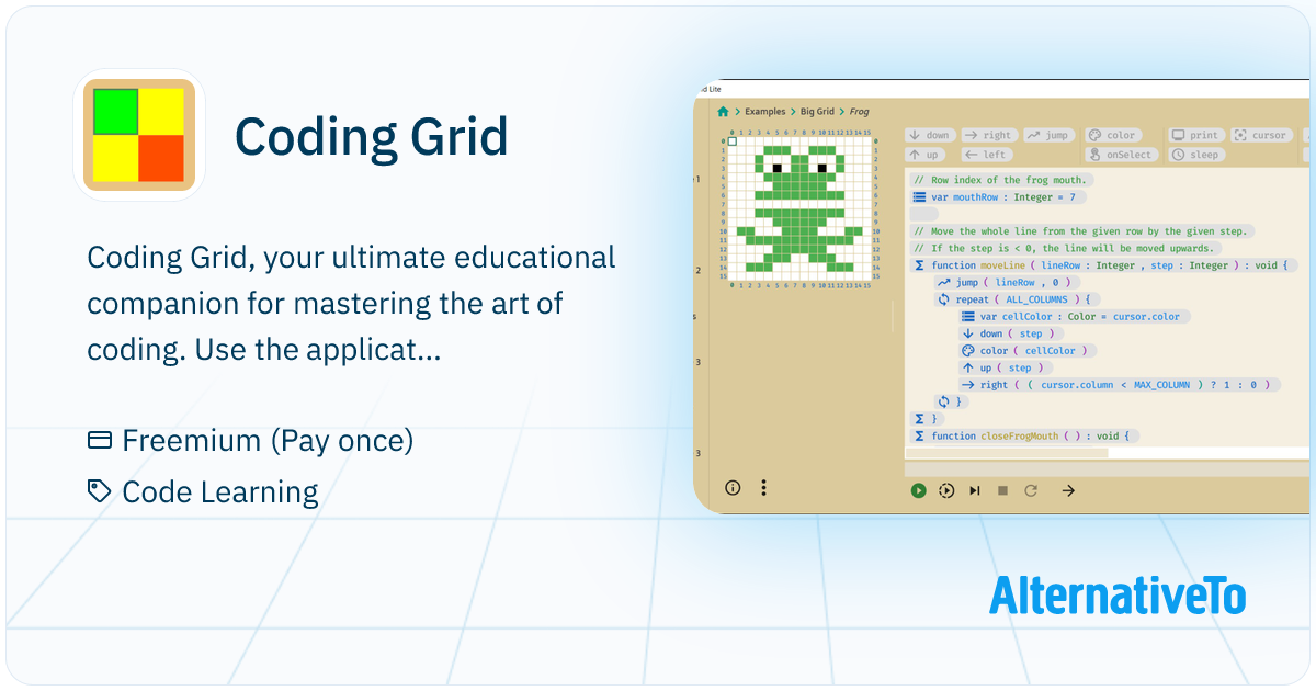 Coding Grid: Your ultimate educational companion | AlternativeTo