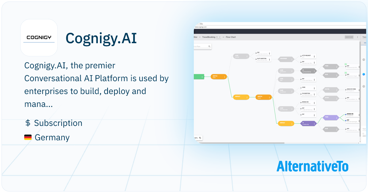 Cognigy.AI: The Conversational AI Platform focused on the needs of ...