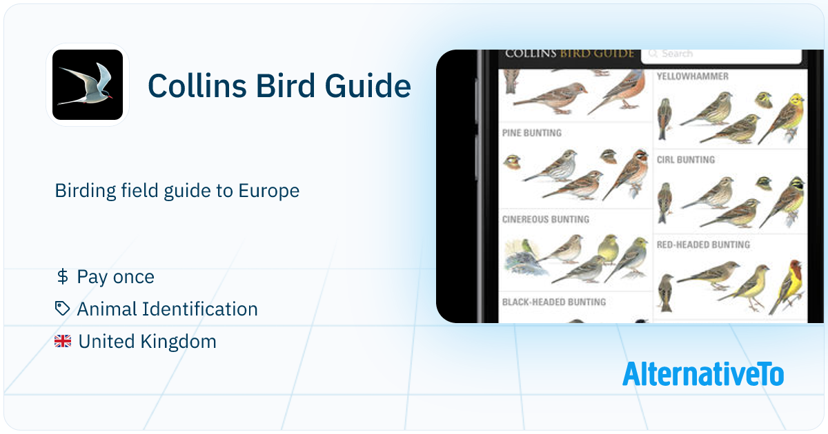 Collins Bird Guide: Birding field guide to Europe | AlternativeTo