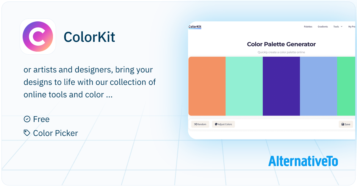 ColorKit: Or artists and designers, bring your designs to | AlternativeTo