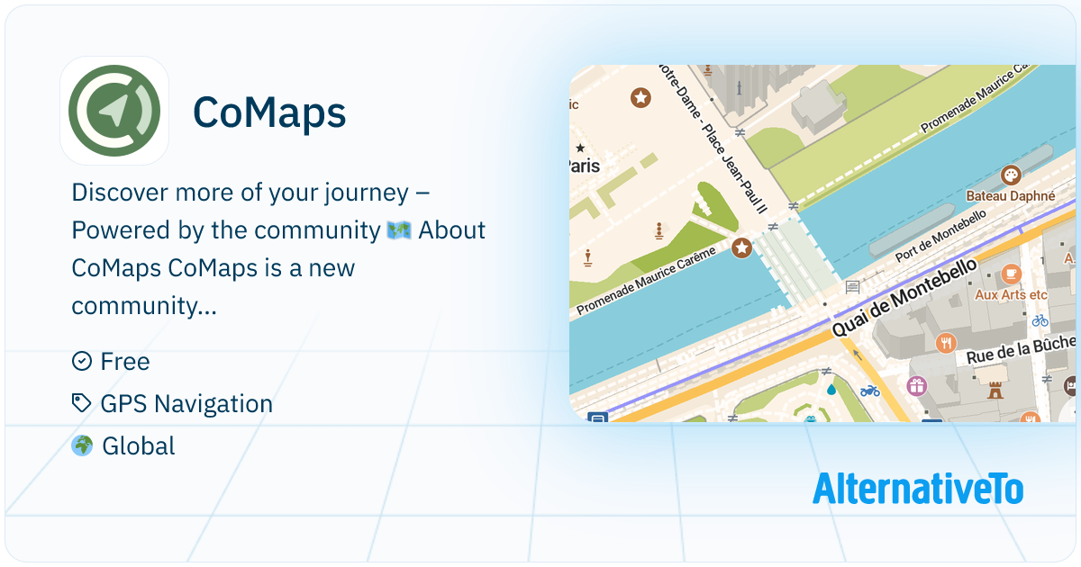 CoMaps: Privacy-first, community-driven offline navigation app | AlternativeTo