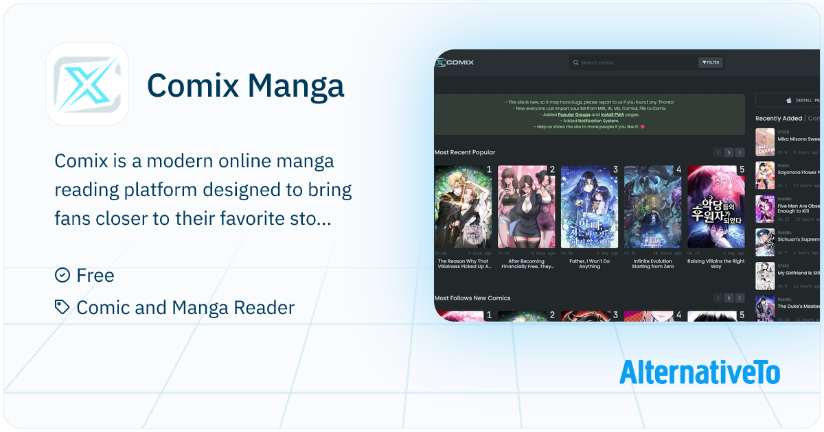 Comix Manga: Comix is a modern online manga reading platform ...