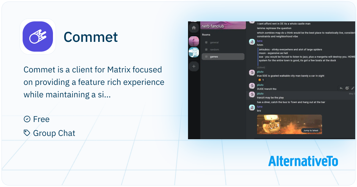 Commet: Your space to connect | AlternativeTo