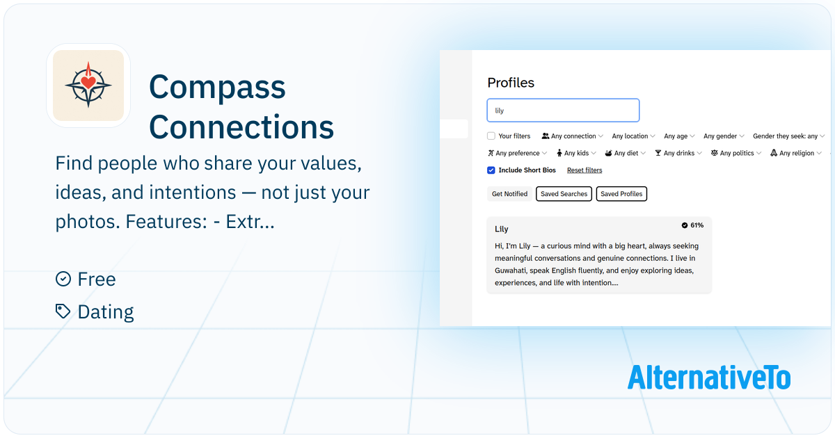 Compass Connections: An open platform for forming deep, authentic 1-on ...