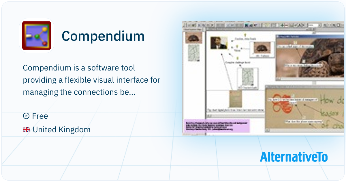 Compendium: Software tool providing a | AlternativeTo