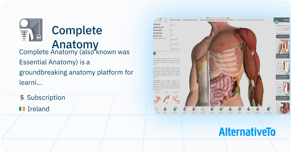 Complete Anatomy: Groundbreaking platform for anatomy education and ...